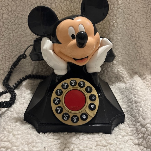 Disney | Other | Retro Mickey Mouse Desk Phone Telephone Disney ...